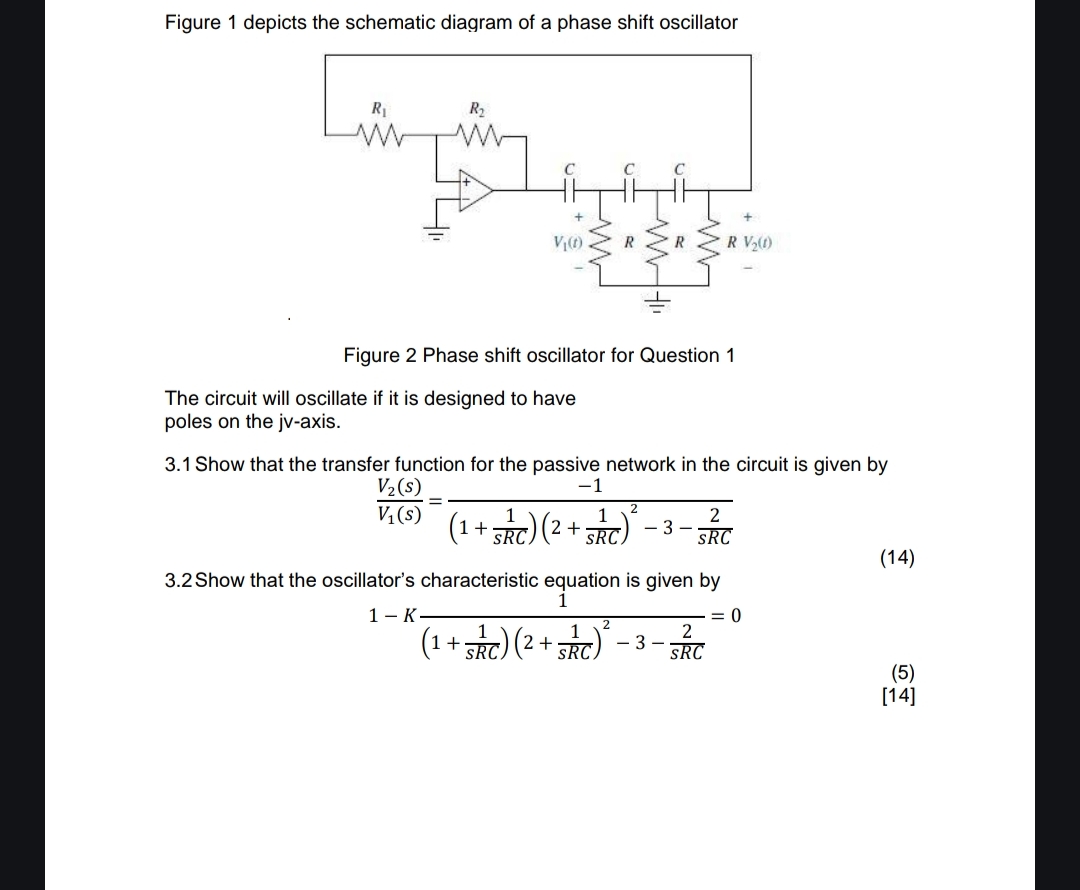 Solved Figure 1 ﻿depicts the schematic diagram of a phase | Chegg.com