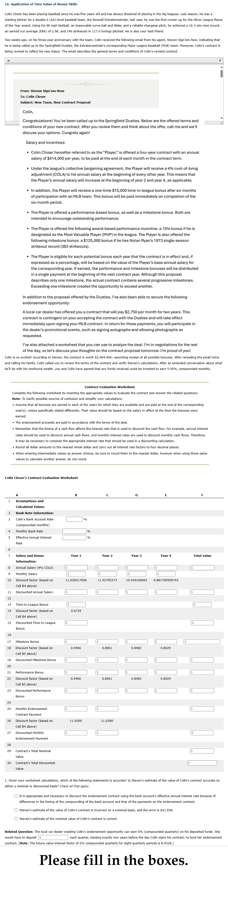 Solved Complete the Evaluation Worksheet and corresponding | Chegg.com