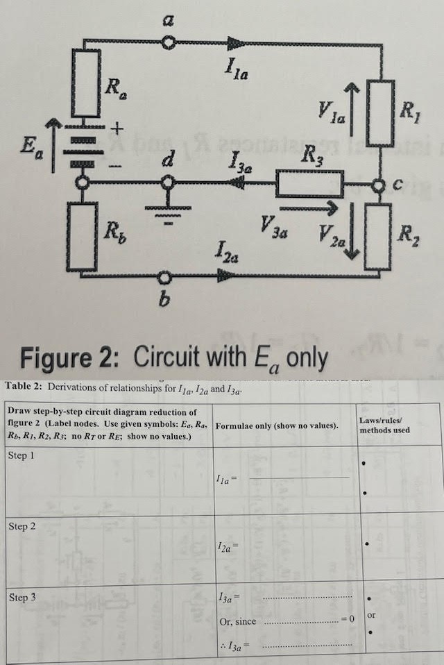 Solved Draw circuit diagram reduction and note the | Chegg.com