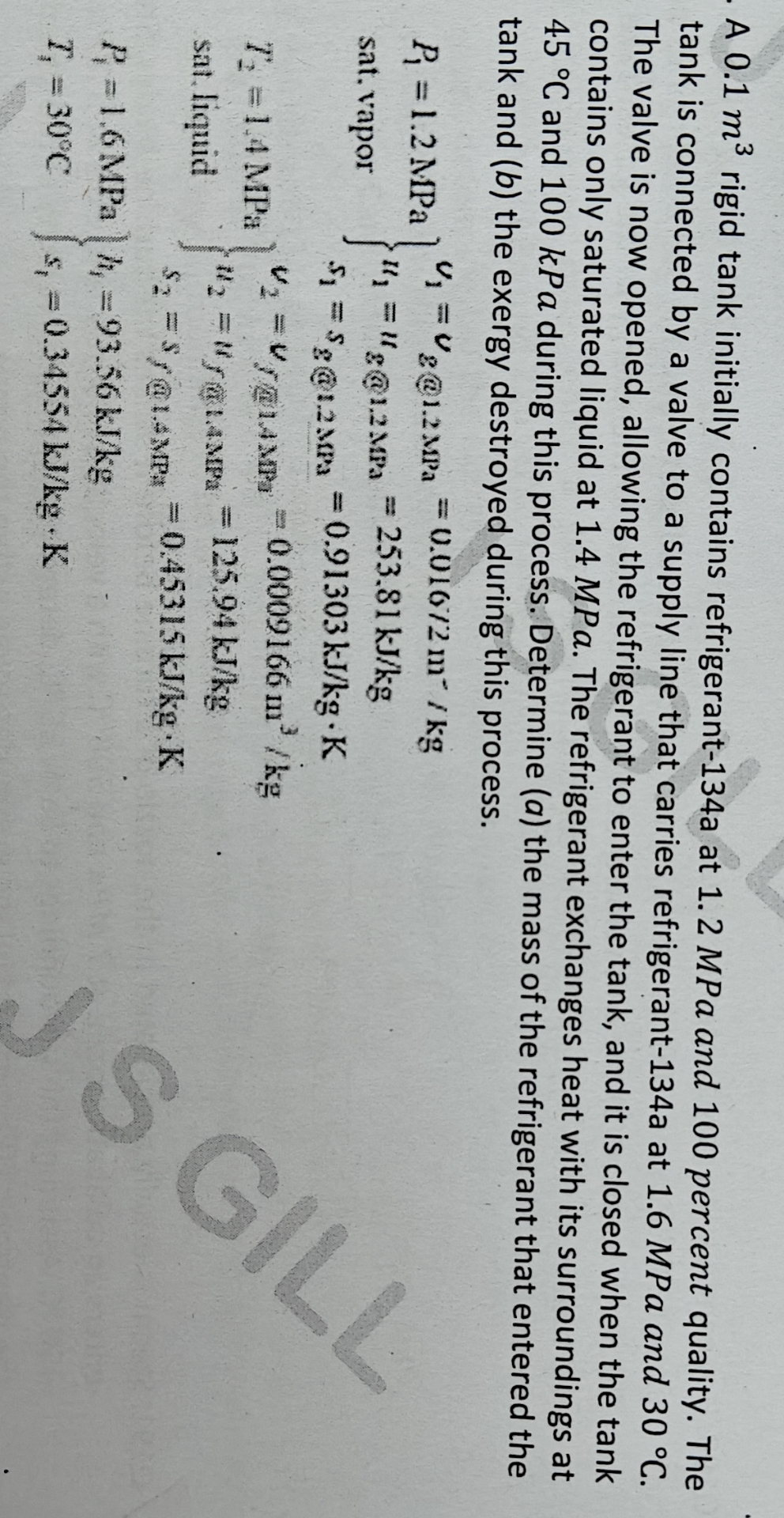 Solved A 0.1m3 ﻿rigid tank initially contains | Chegg.com