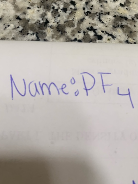 Solved Name: PF 4 | Chegg.com