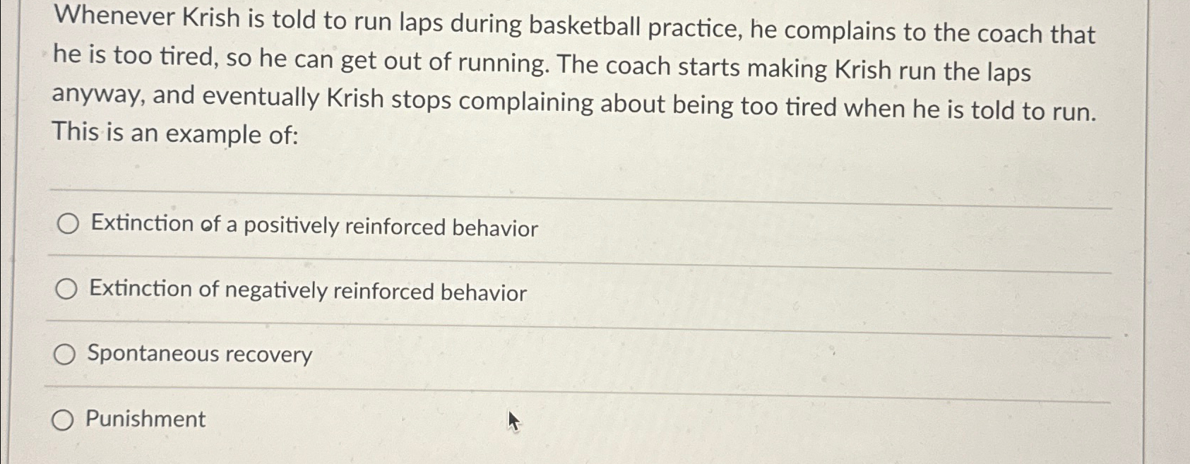 Solved Whenever Krish is told to run laps during basketball | Chegg.com