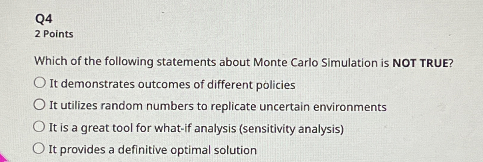 Solved Q42 ﻿PointsWhich of the following statements about | Chegg.com