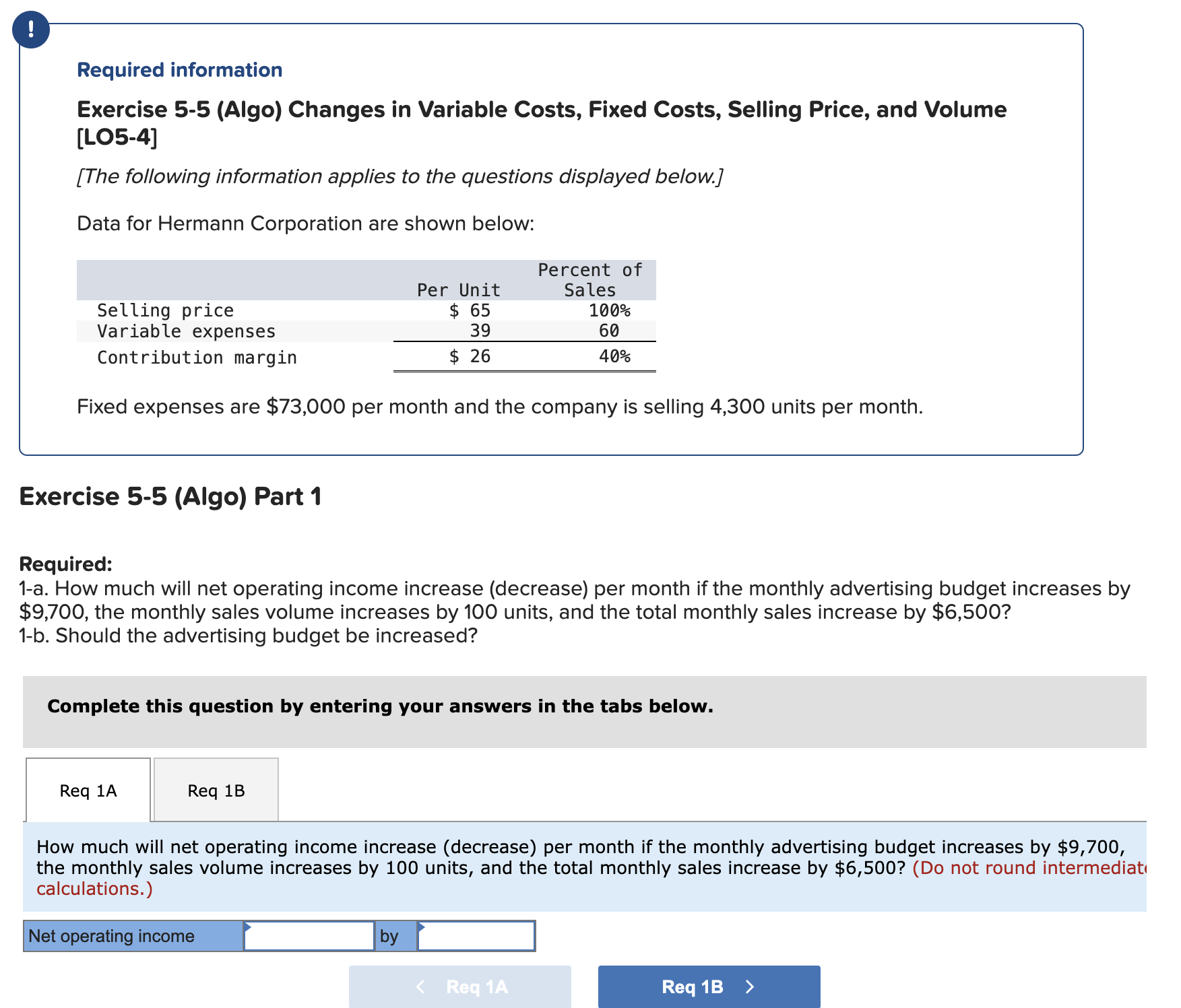 Solved Required informationExercise 5-5 (Algo) Changes in | Chegg.com Solved Required informationExercise 5-5 (Algo) Changes in | Chegg.com