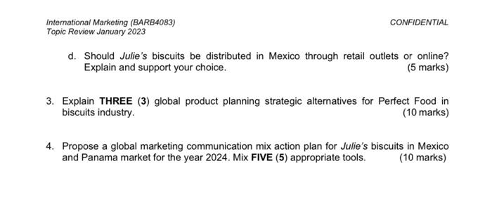 Solved BISCUIT COMPANY EYES MARKETS BEYOND MALAYSIA By: JOY | Chegg.com