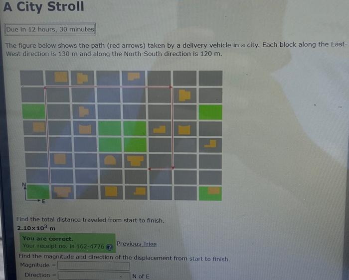 Solved The figure below shows the path (red arrows) taken by | Chegg.com