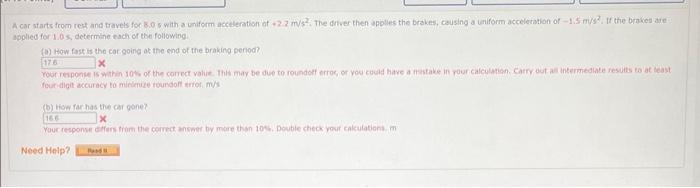 Solved applied for 1.0s, determine esch of the following. | Chegg.com