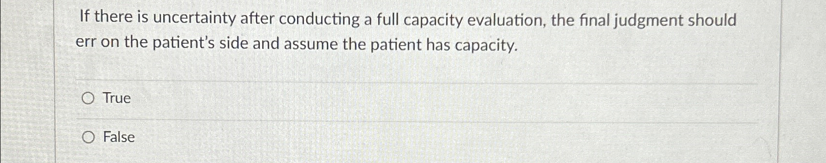 Solved If there is uncertainty after conducting a full | Chegg.com