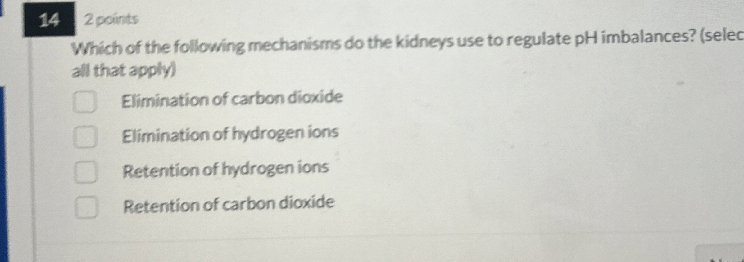 Solved 142 ﻿pointsWhich of the following mechanisms do the | Chegg.com