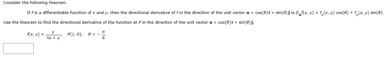 Solved Consider the following theorem. Use the theorem to | Chegg.com