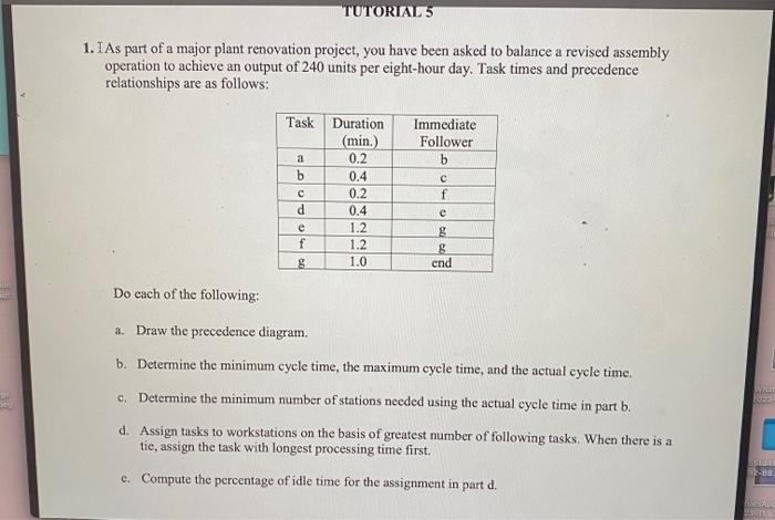 Solved can you explain how to solve d and e?( correct | Chegg.com
