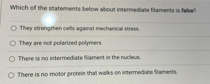 Solved Which of the statements below about intermediate | Chegg.com