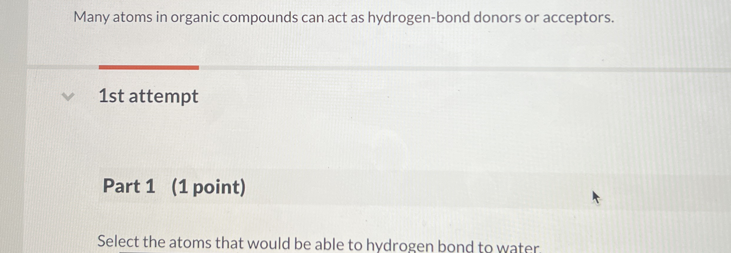 Solved Many atoms in organic compounds can act as | Chegg.com