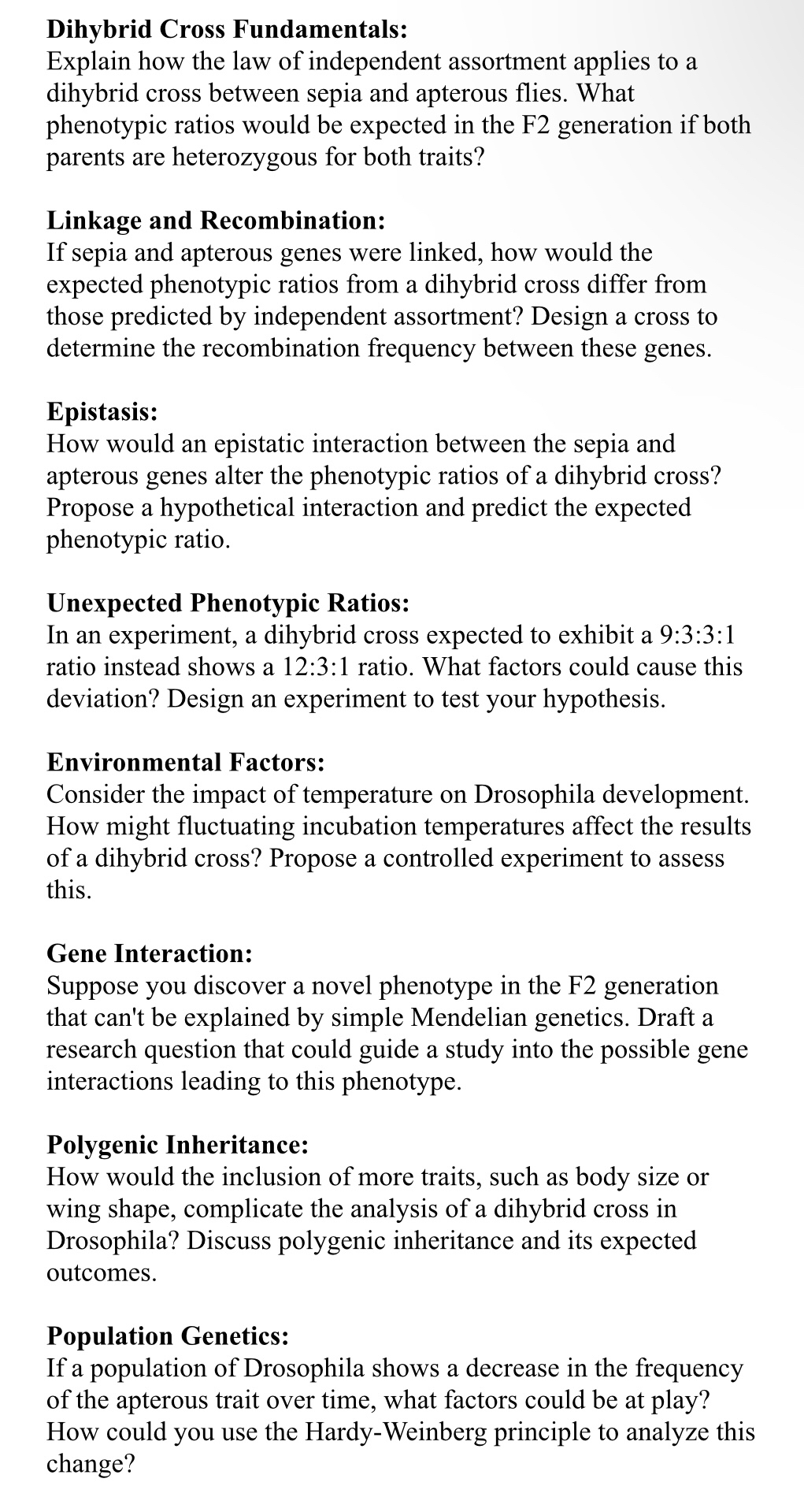 Solved Dihybrid Cross Fundamentals:Explain how the law of | Chegg.com