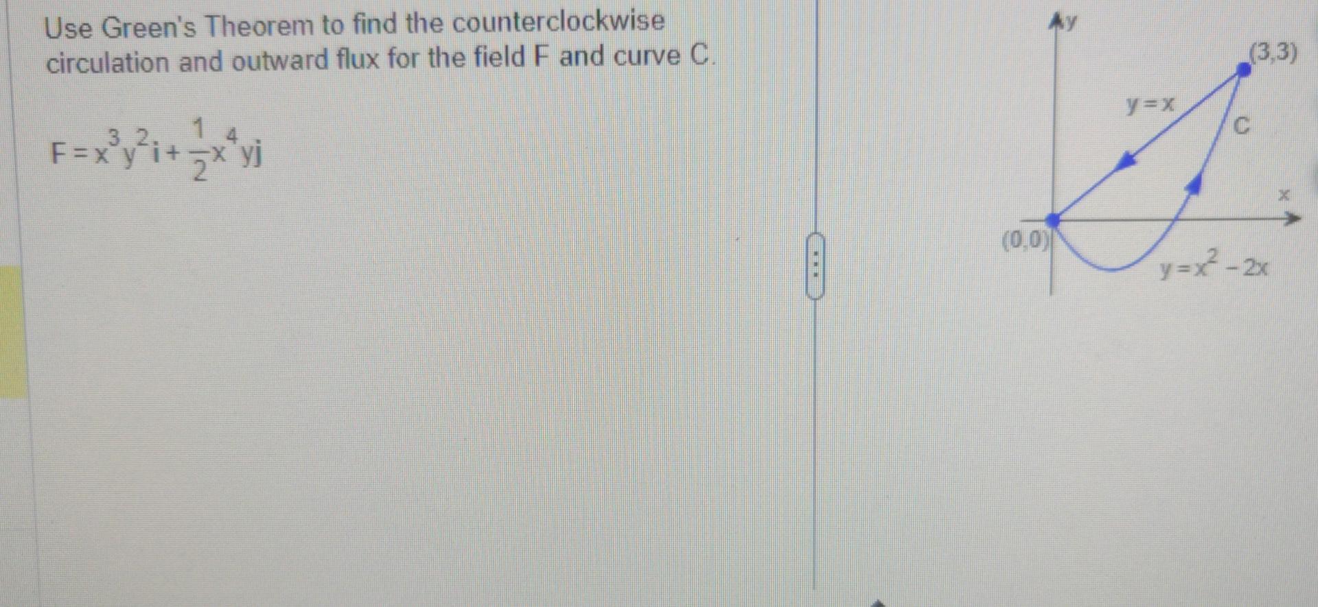 Solved Use Green's Theorem to find the counterclockwise | Chegg.com