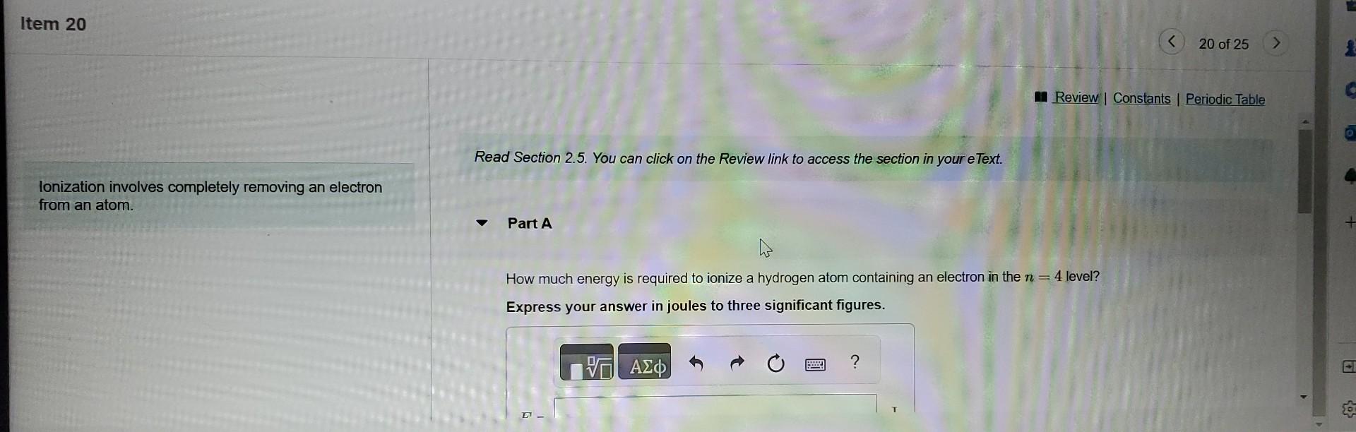 Solved Read Section 2.5. You can click on the Review link to | Chegg.com