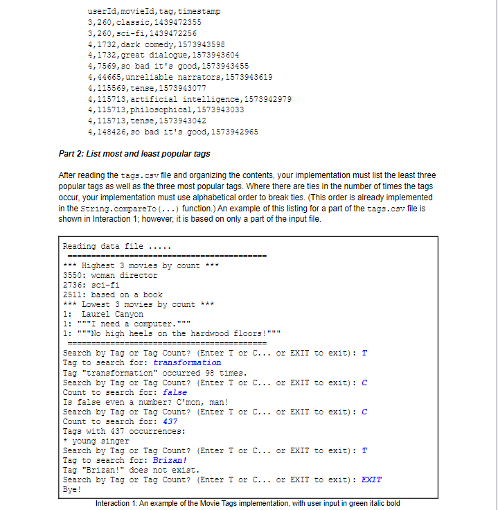 Solved The goal of this assignment is to demonstrate your | Chegg.com