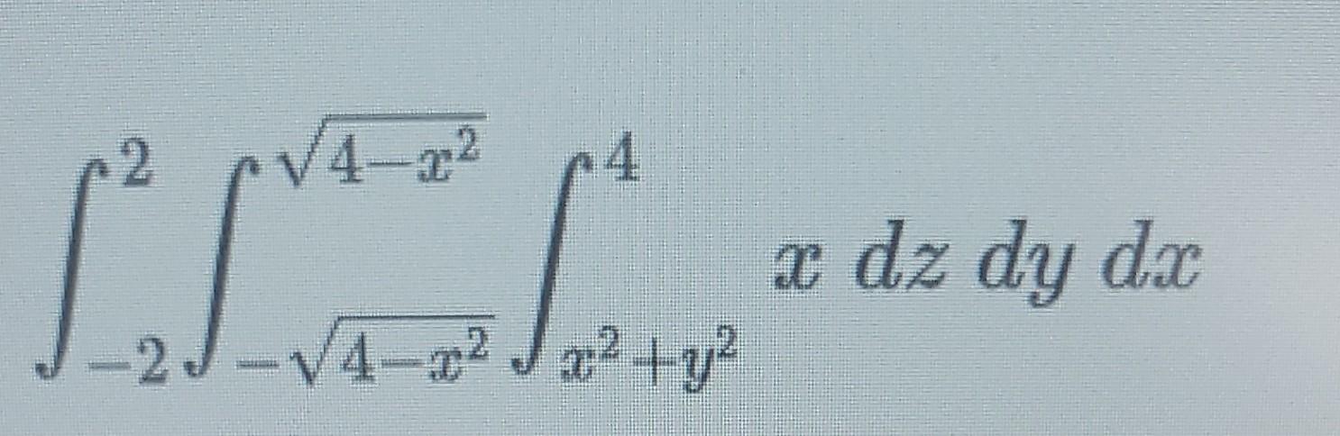 Solved Convert the integral from rectangular coordinates to | Chegg.com