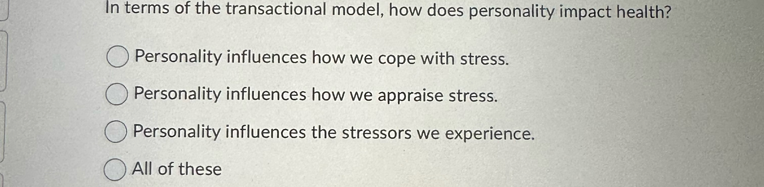 Solved In terms of the transactional model, how does | Chegg.com