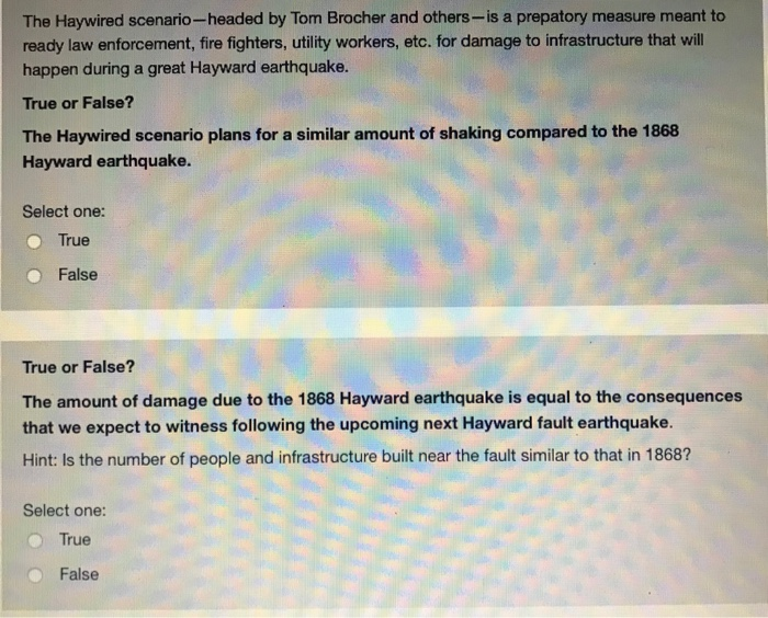 Solved The Haywired scenario-headed by Tom Brocher and | Chegg.com