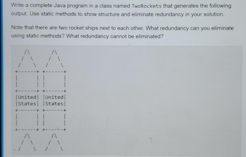 Solved Write A Complete Java Program In A Class Named