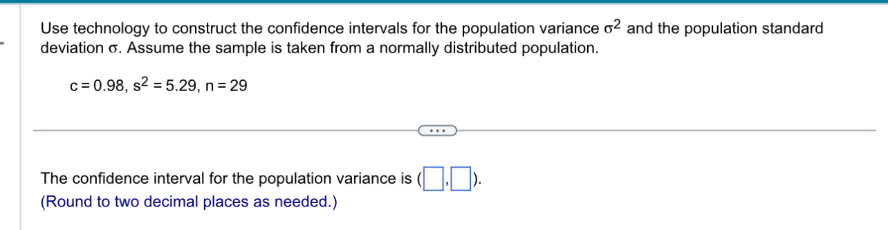 Solved Use technology to construct the confidence intervals | Chegg.com