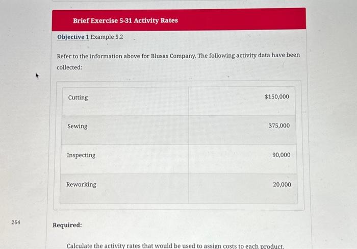 Solved Brief Exercises: Set B Use the following information | Chegg.com