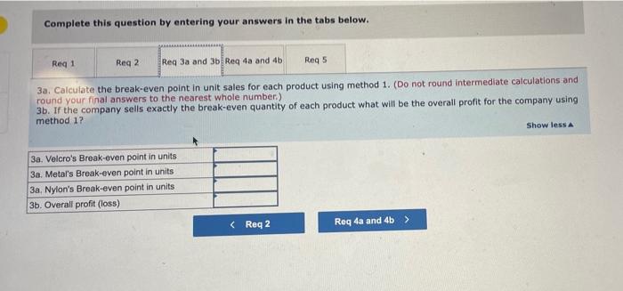 Solved Pledmont Fasteners Corporation makes three different | Chegg.com