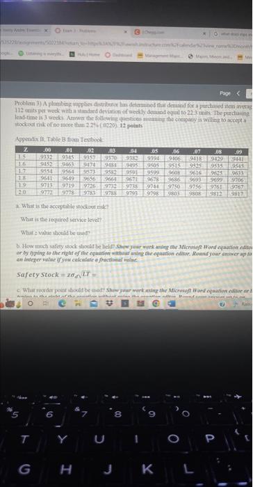 theckoit risk of too mace thin 2344(0220),12 peint 3. | Chegg.com