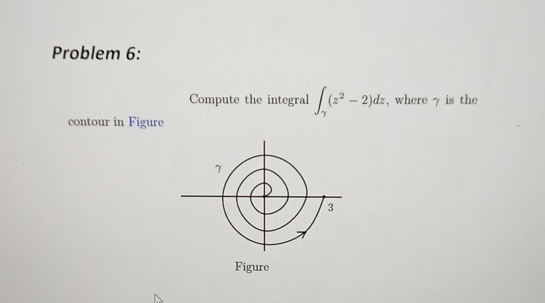 Solved Compute the integral ∫γ(z2−2)dz, where γ is the | Chegg.com
