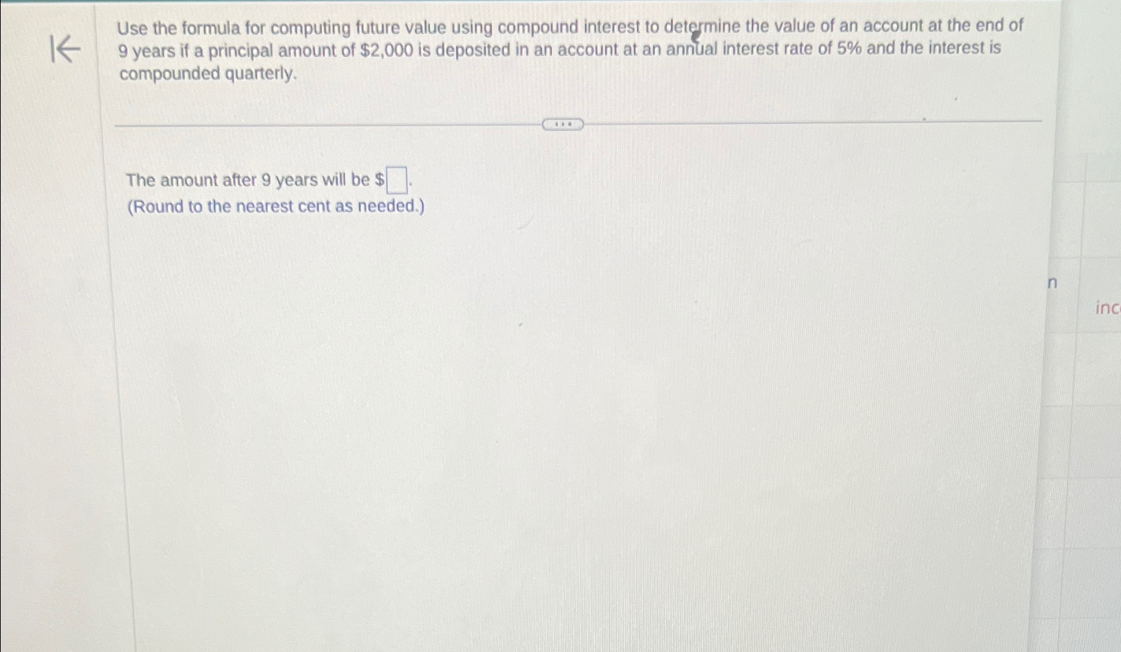 Solved Use the formula for computing future value using | Chegg.com