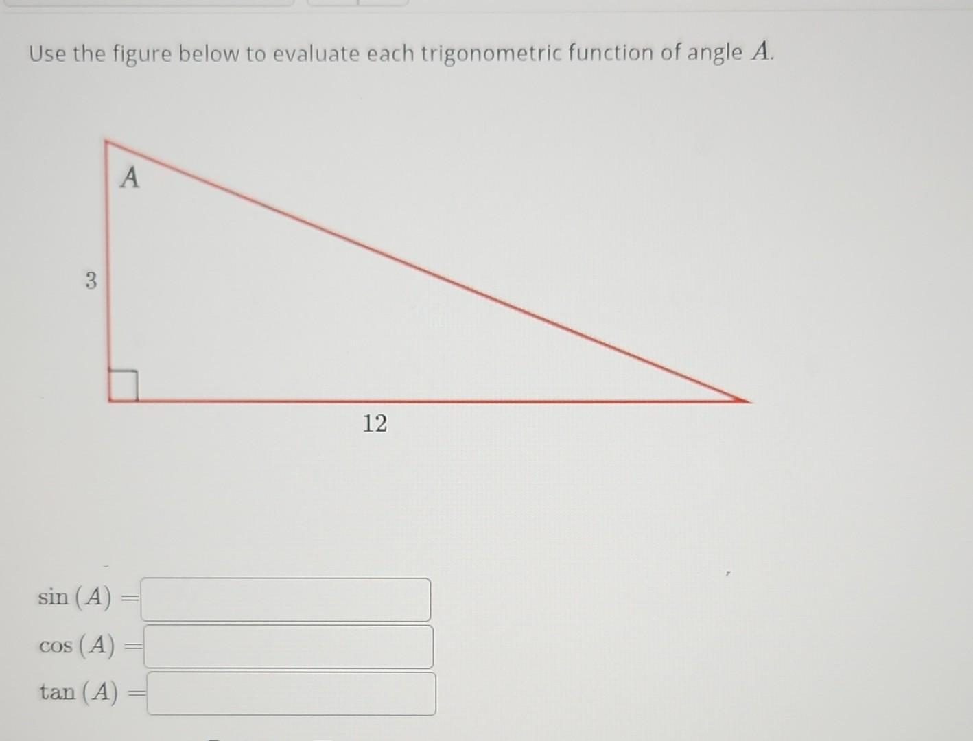 Solved Use the figure below to evaluate each trigonometric | Chegg.com