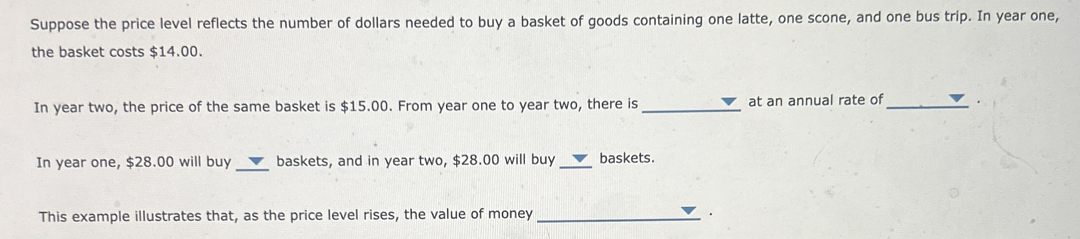 Solved Suppose the price level reflects the number of | Chegg.com