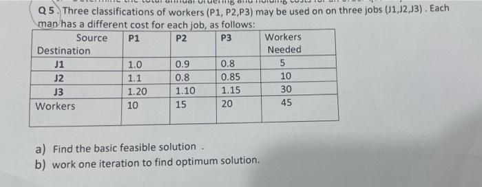 Solved a find the basic feasible solutionb work one | Chegg.com