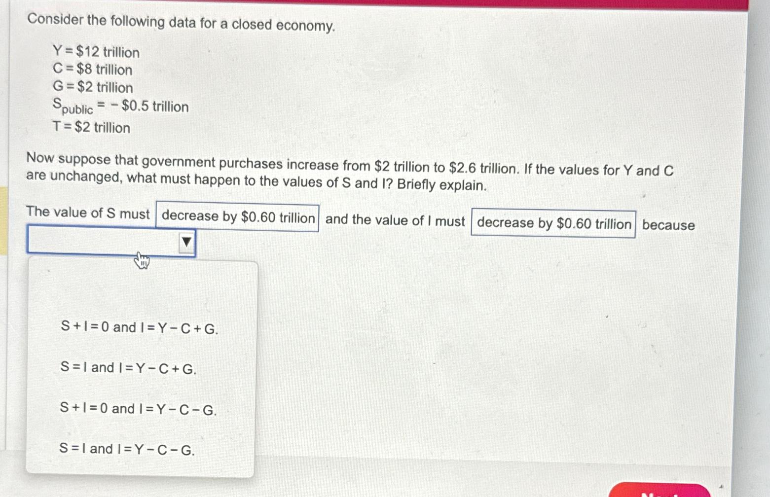 Solved Consider the following data for a closed | Chegg.com