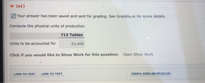 Solved Problem 3-3A (Video) (Part Level Submission) Thakin | Chegg.com