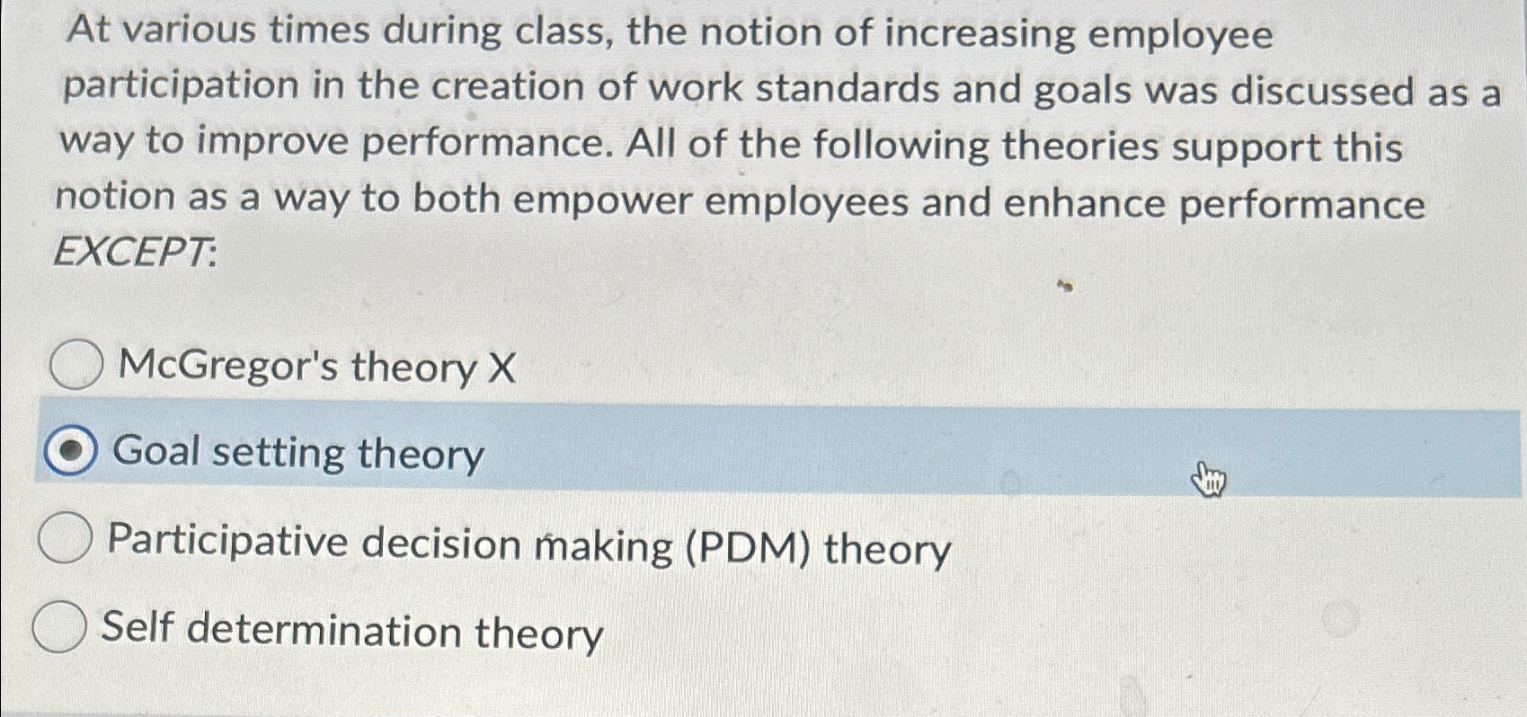 Solved At various times during class, the notion of | Chegg.com