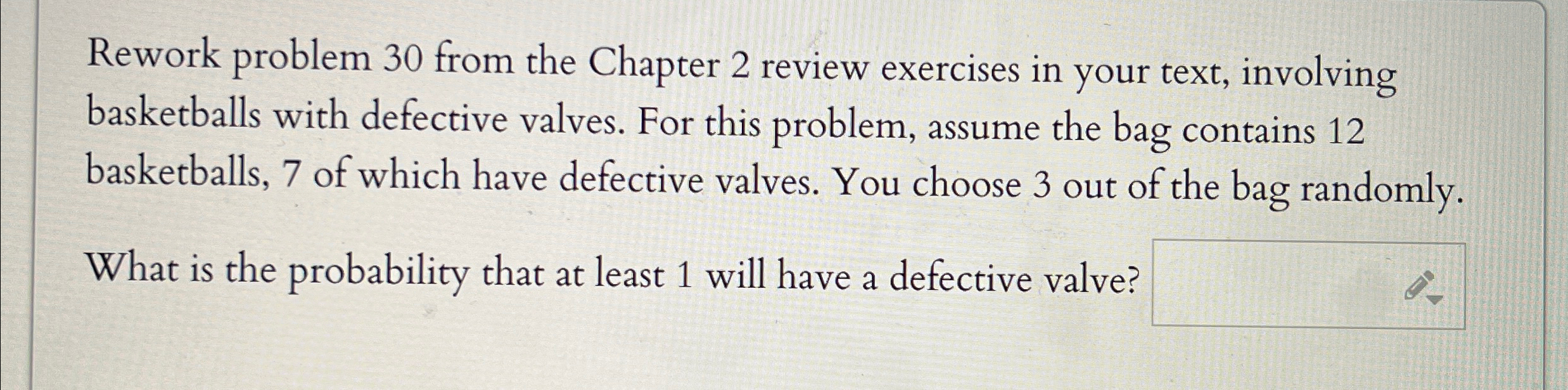 Solved Rework problem 30 ﻿from the Chapter 2 ﻿review | Chegg.com