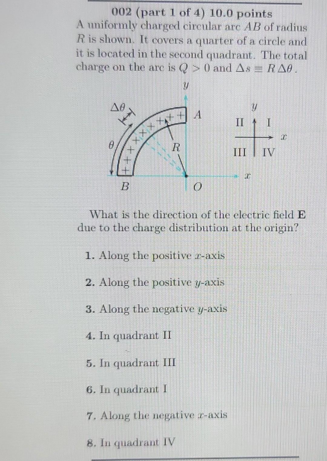 Solved 004 (part 3 of 4 ) 10.0 points Find the electric | Chegg.com