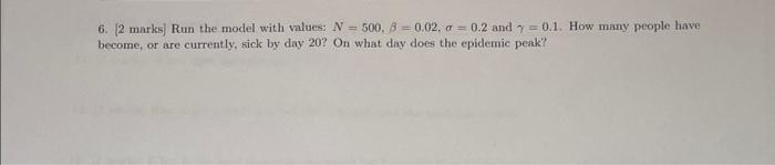 4. [1 mark] What is the equation that describes R0 | Chegg.com