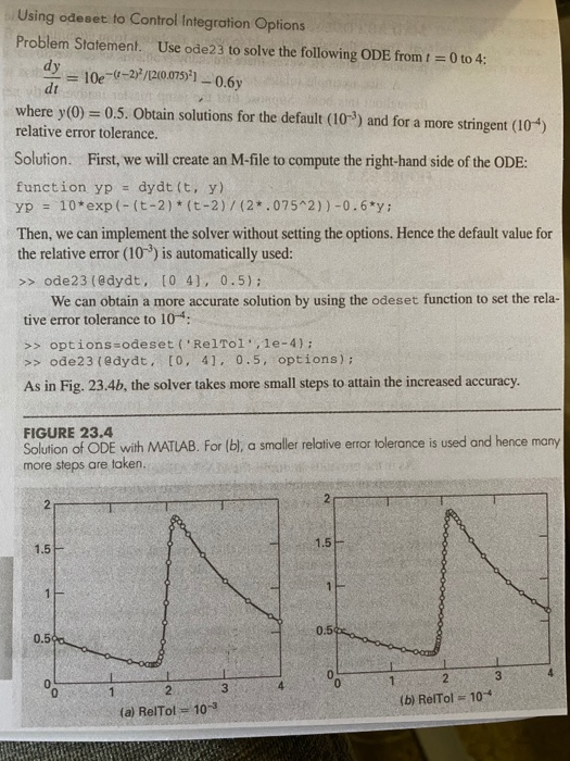 A RK4 _1d_Fixed Step Example plot(t,y) hold on h = 1; | Chegg.com