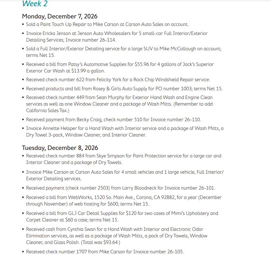 Solved This is a Quickbooks Assignment. I need help with | Chegg.com