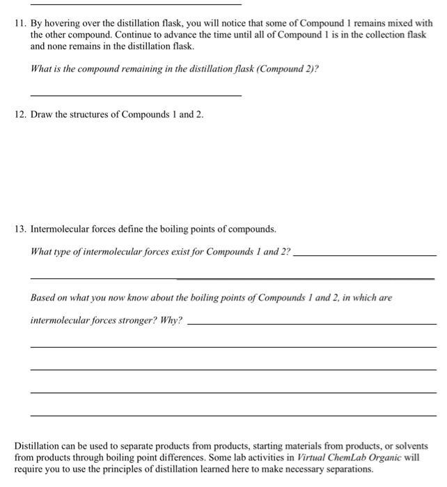 Solved 1-3: Performing a Distillation Distillation is a | Chegg.com