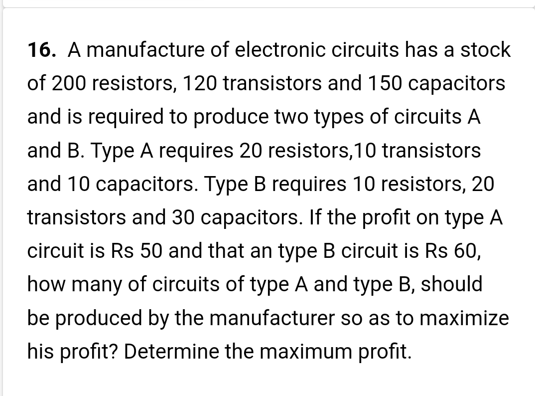 Solved A manufacture of electronic circuits has a stock of | Chegg.com