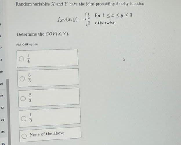 Solved Random variables X and Y have the joint probability | Chegg.com