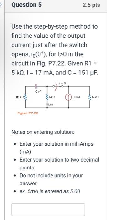 Solved Use the step-by-step method to find the value of the | Chegg.com