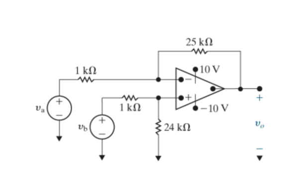 Solved Consider the difference amplifier shown in (Figure | Chegg.com