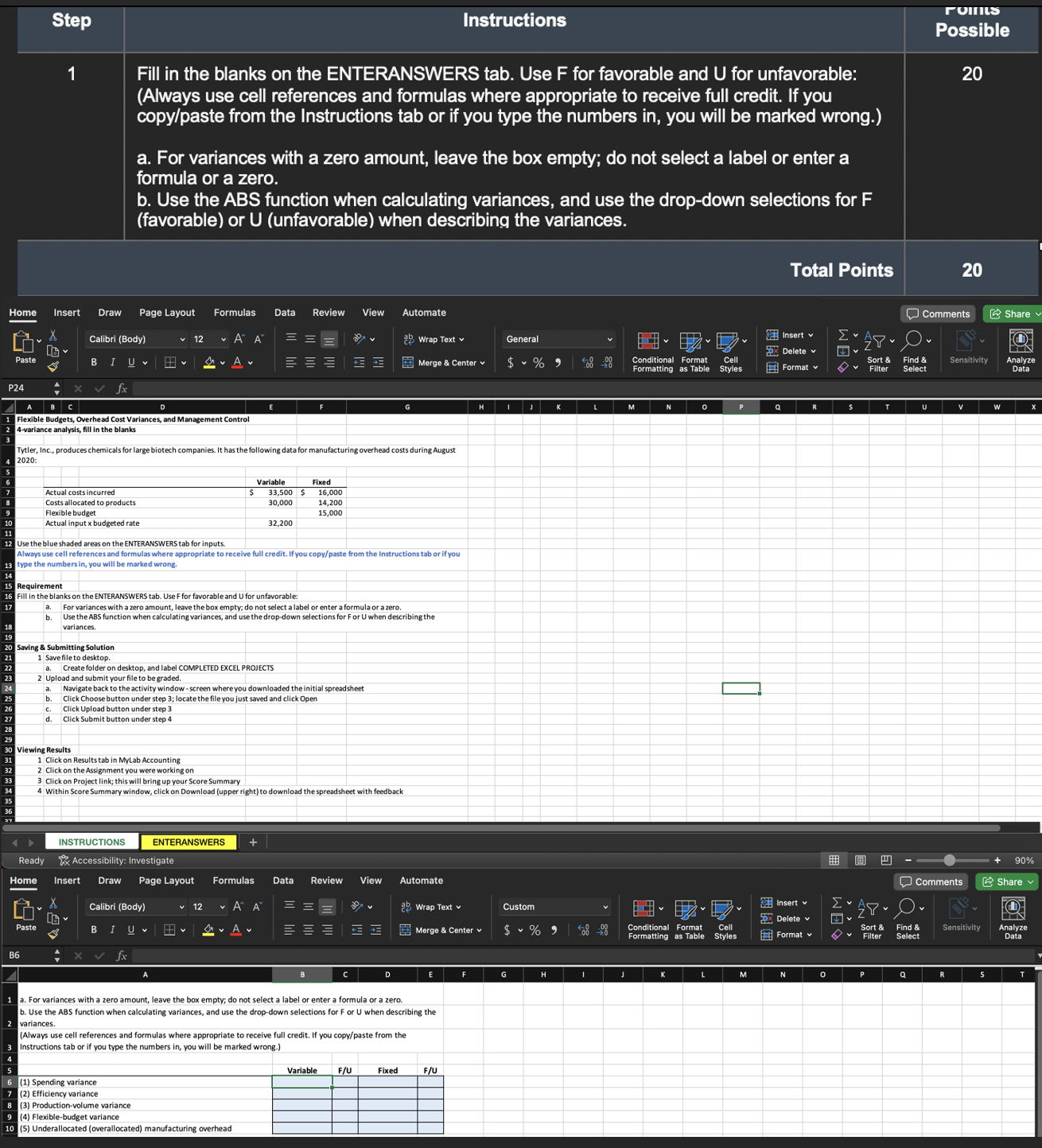Solved Need help with this excel please show work and | Chegg.com