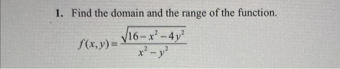 Solved is the range supposed to be zero to infinity or | Chegg.com