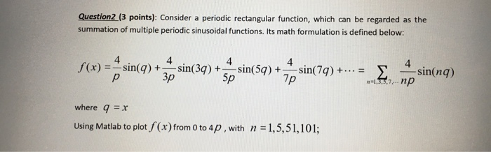 Solved Question2 (3 points): Consider a periodic rectangular | Chegg.com